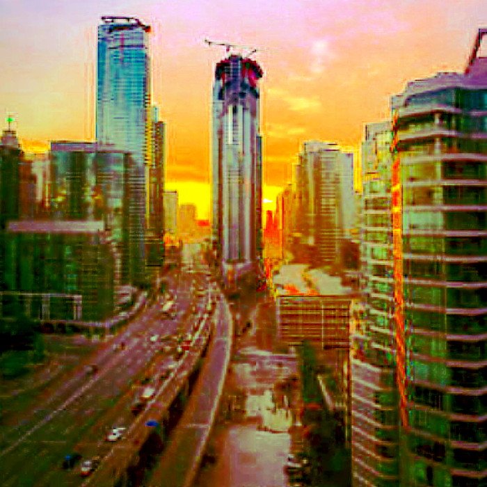 Jigsaw Puzzle | Rooftop Sunrise | 25 pieces | Jigidi