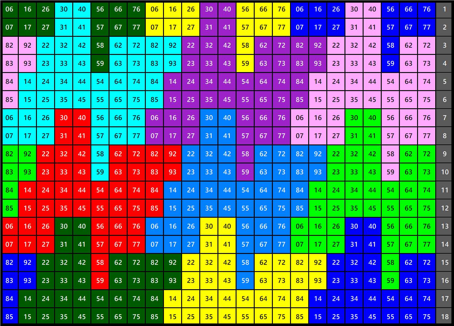 Solve Number 1218 tessellation 450 jigsaw puzzle online with 450 pieces