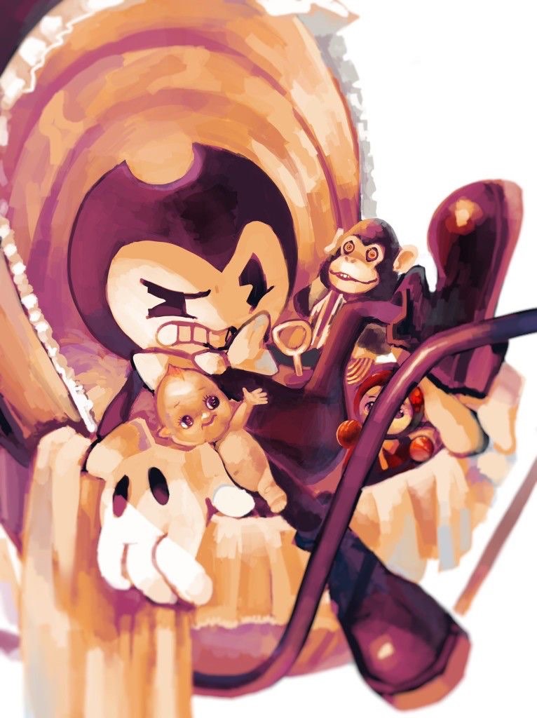 Solve not a happy little ink demon jigsaw puzzle online with 221 pieces