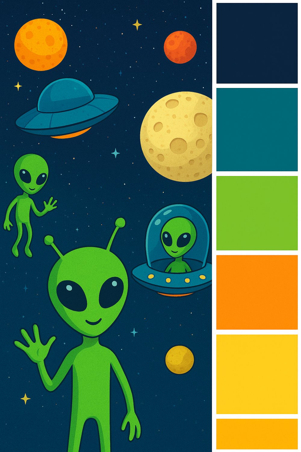 Solve alien space jigsaw puzzle online with 216 pieces
