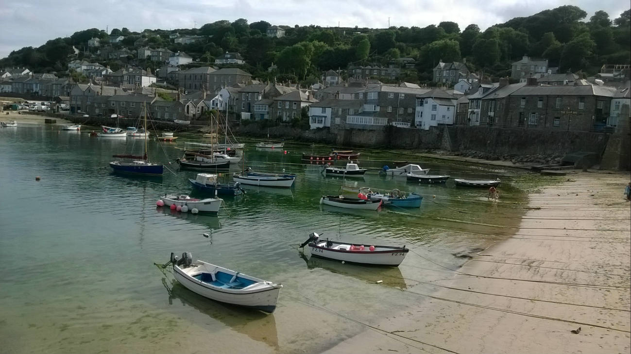 Solve Mousehole harbour jigsaw puzzle online with 91 pieces