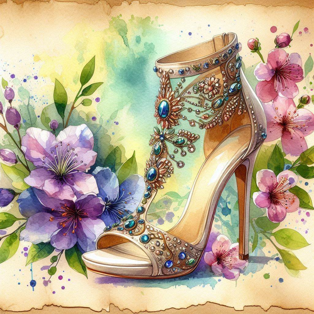 Solve Party shoes (resize 9 to 306 pieces) jigsaw puzzle online with 81 ...