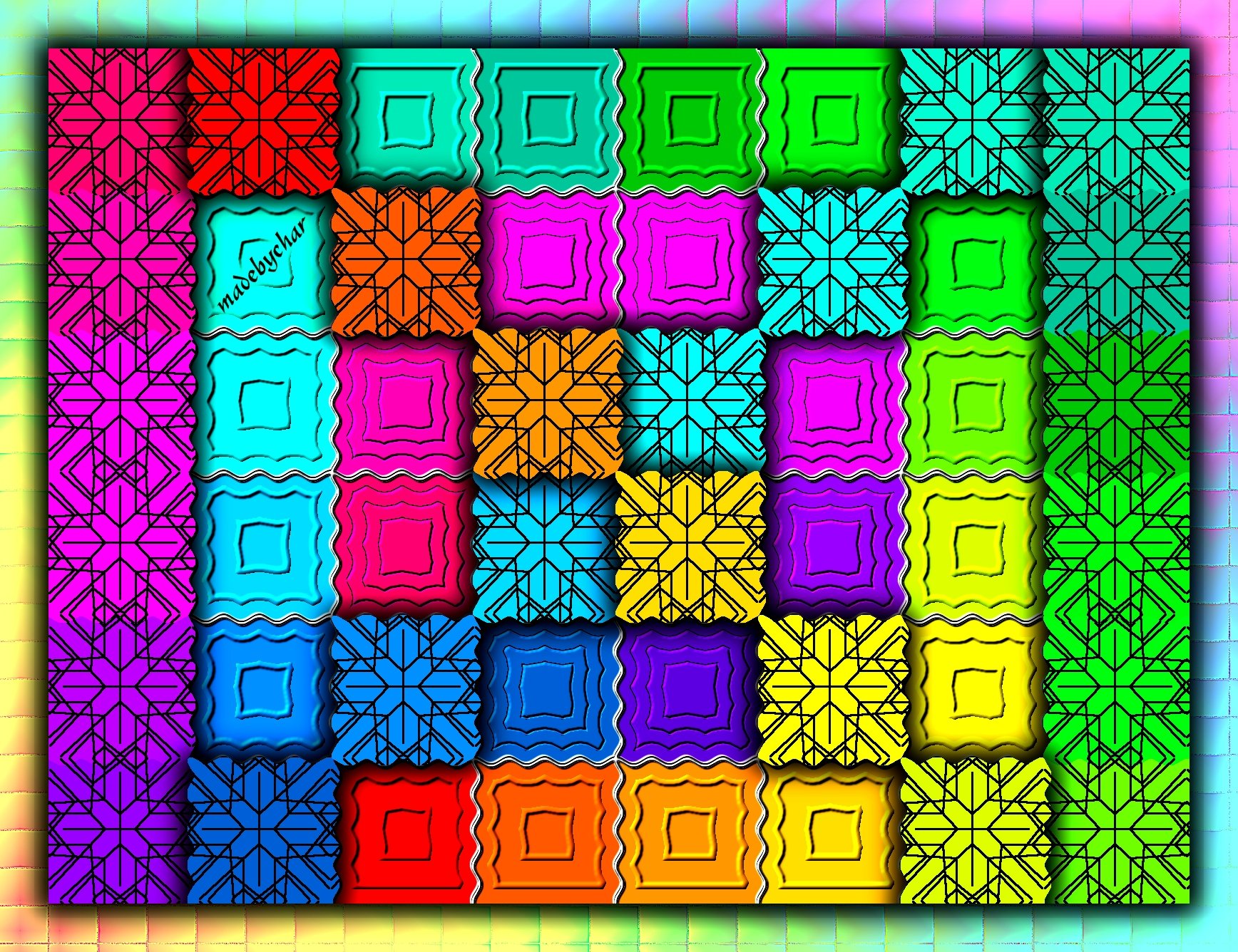Solve Wiggly Lines.... jigsaw puzzle online with 99 pieces