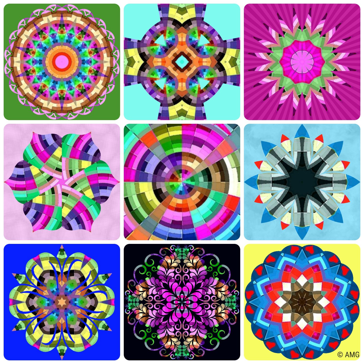 Solve Sue's Concentric Circles Recycled jigsaw puzzle online with 144 pieces