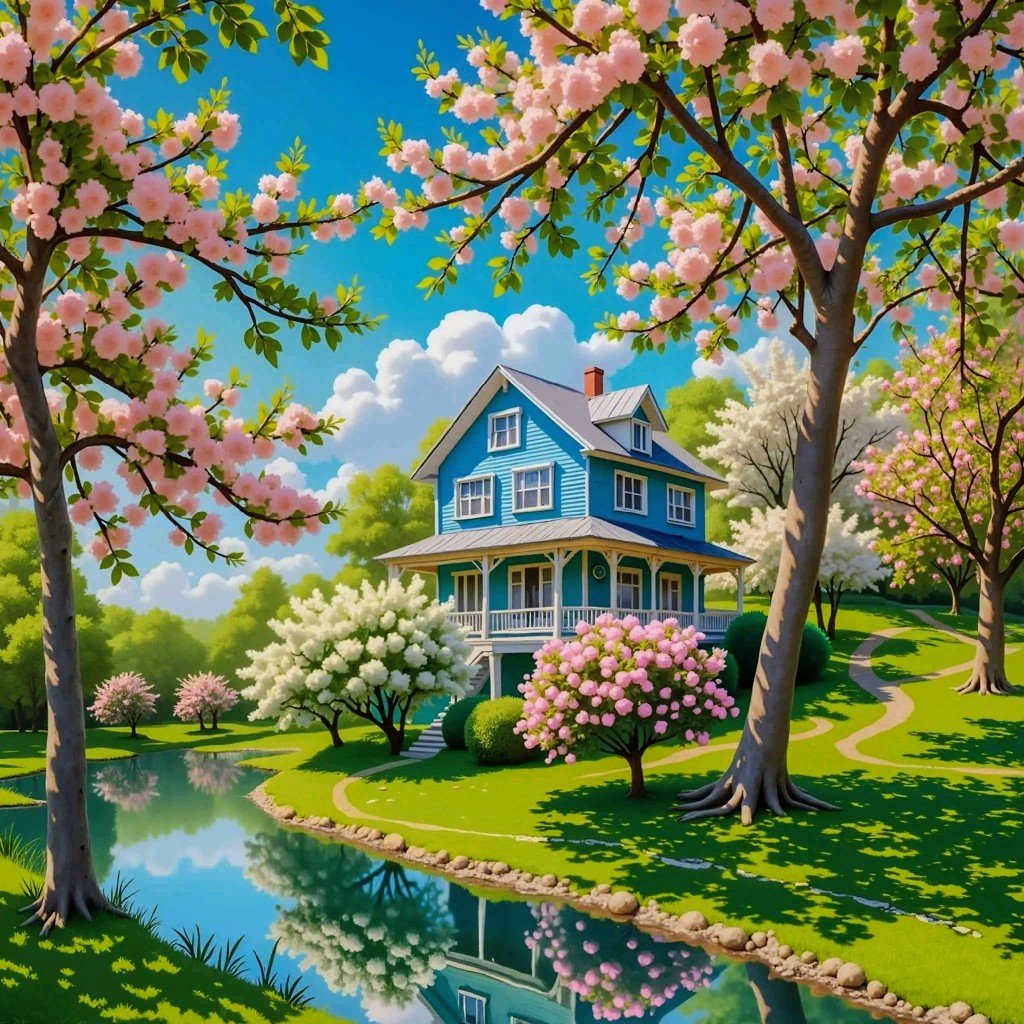 Solve Beautiful scenery... jigsaw puzzle online with 144 pieces