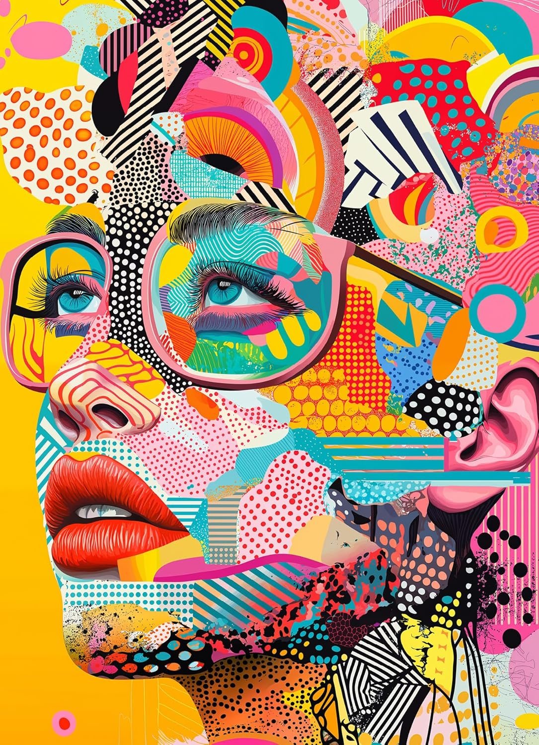 Solve Pop Art Beauty jigsaw puzzle online with 300 pieces