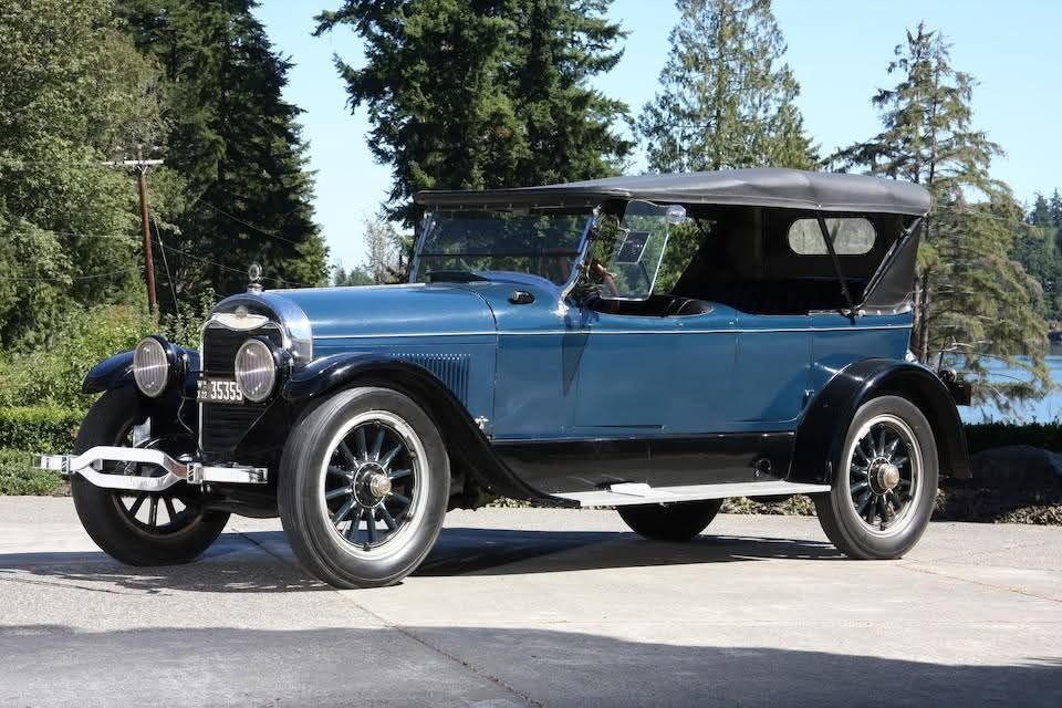 Solve 1922 Lincoln Model L Touring jigsaw puzzle online with 70 pieces
