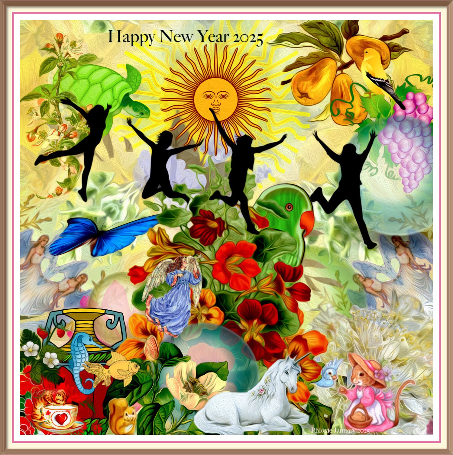 Solve Happy New Year 2025 jigsaw puzzle online with 600 pieces