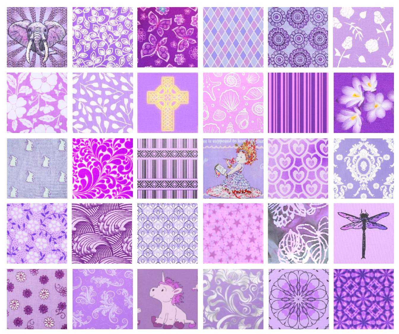 Solve VISIONS OF VIOLET jigsaw puzzle online with 80 pieces