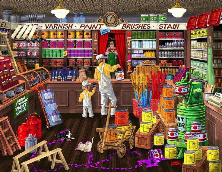 Solve THE HARDWARE STORE jigsaw puzzle online with 80 pieces