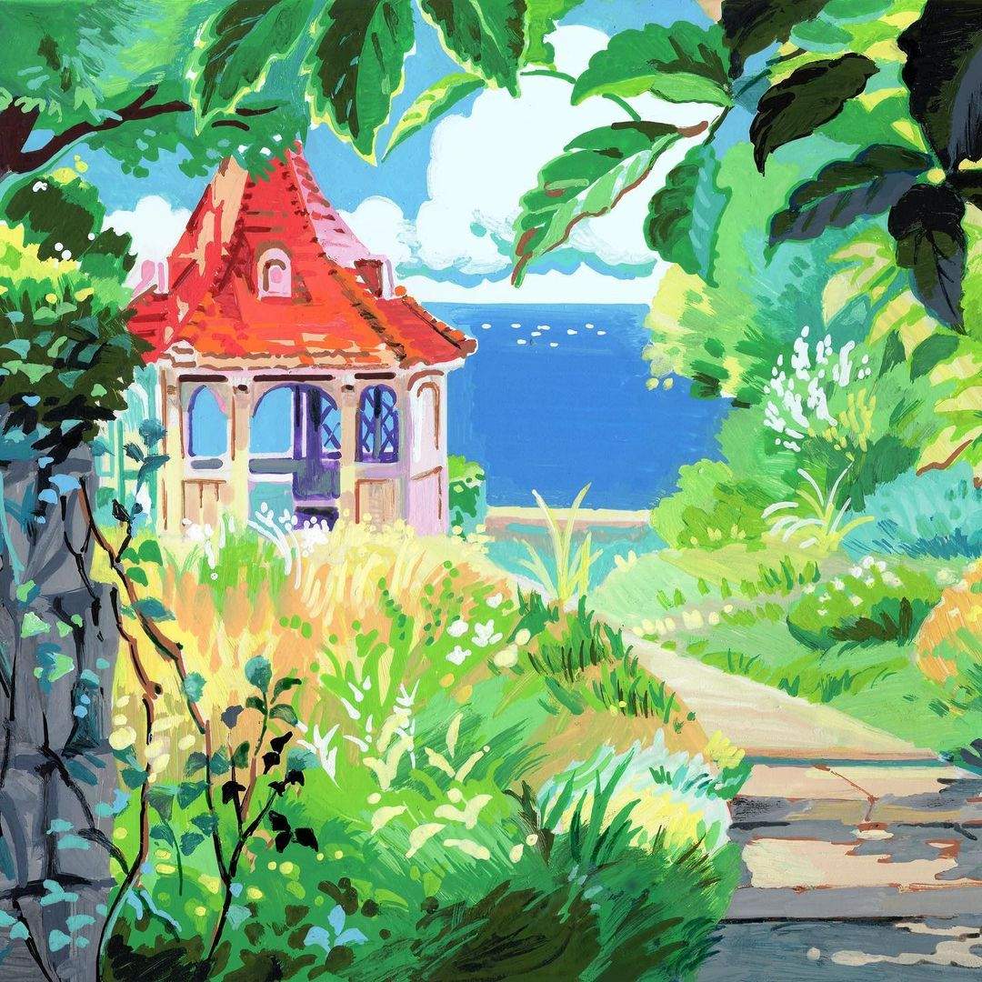 Solve Porco Rosso study by Angela CC Pan jigsaw puzzle online with 342 ...