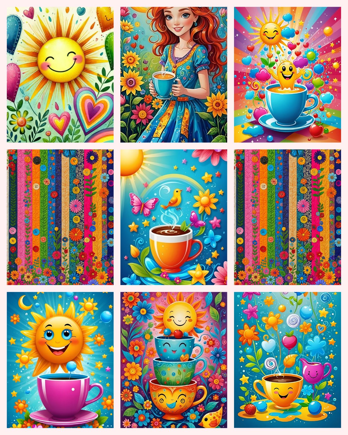 Solve Stax of Cups( 2,032) jigsaw puzzle online with 80 pieces