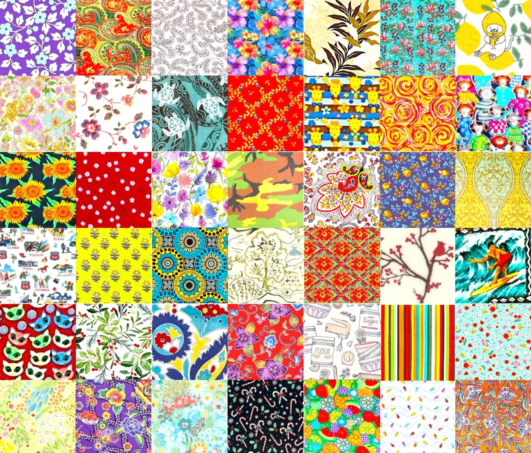Solve PATCHWORK BROADCLOTH 21 jigsaw puzzle online with 255 pieces