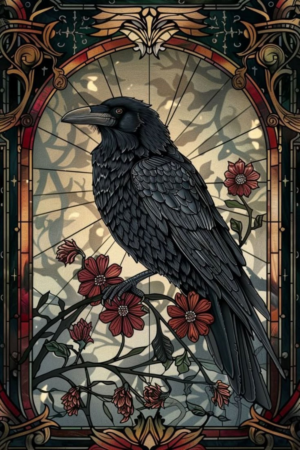 Solve the raven jigsaw puzzle online with 330 pieces