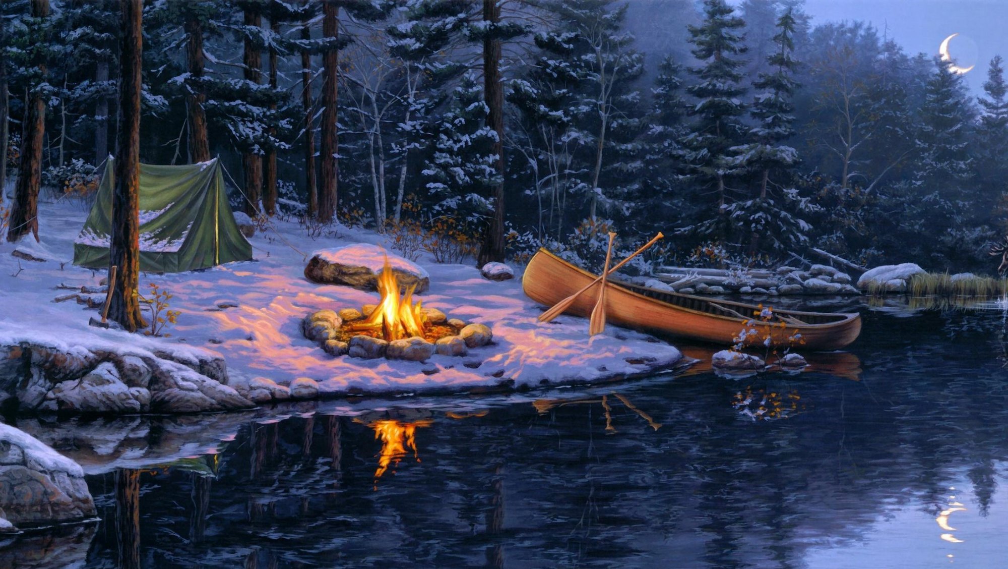 Solve campfire jigsaw puzzle online with 153 pieces