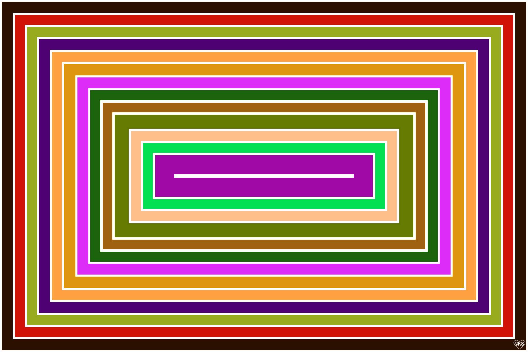 Solve Concentric Rectangles!! ~ H jigsaw puzzle online with 600 pieces