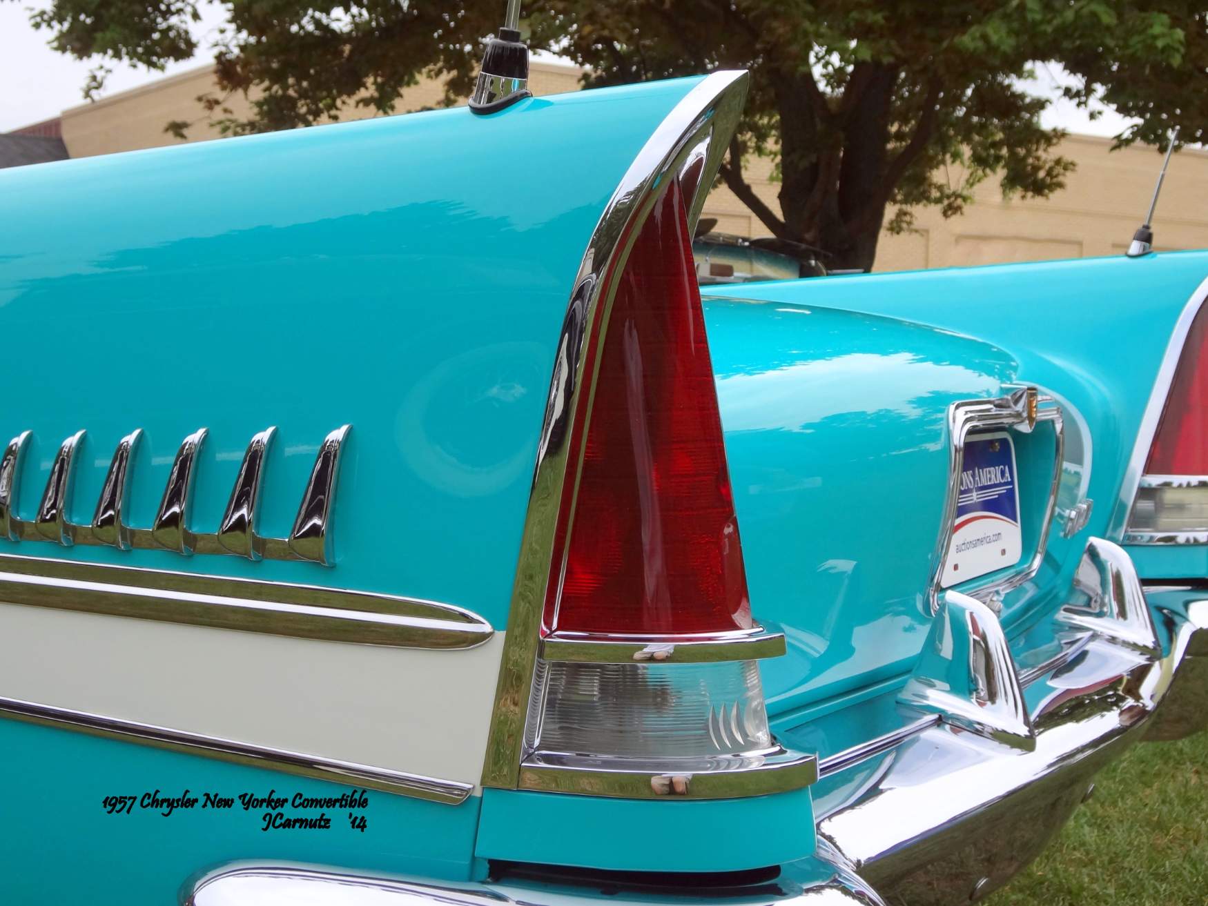 Solve 1957 Chrysler New Yorker Convertible - rear view jigsaw puzzle ...