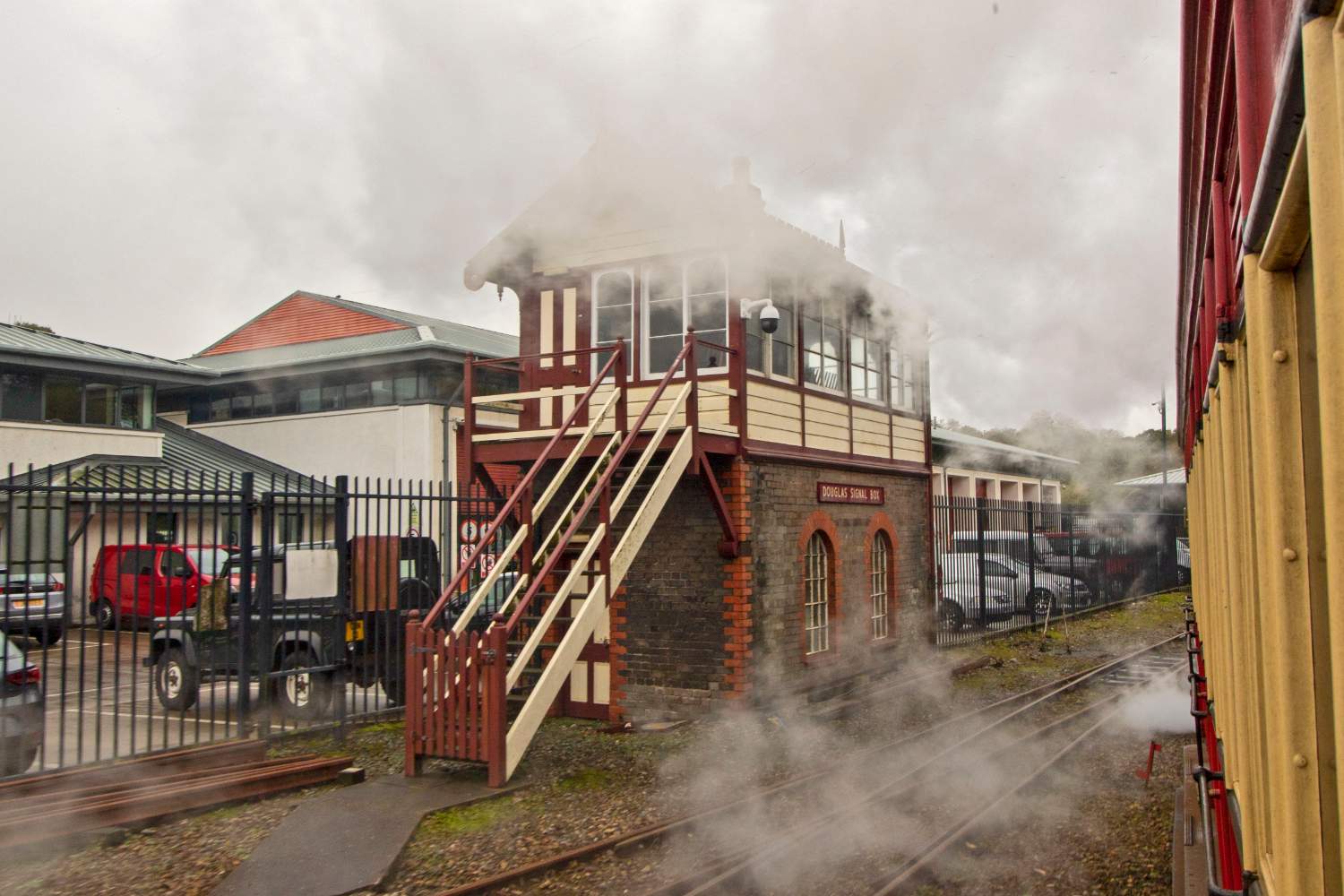 Jigsaw Puzzle | Isle of Man 17-10-2021 Douglas IoM Steam Railway signal ...