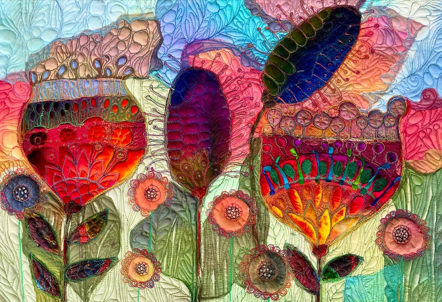 Solve chelle textiles jigsaw puzzle online with 96 pieces