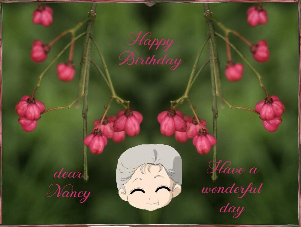 Solve Happy Birthday dear Nancy (nanapuzzler) jigsaw puzzle online with ...