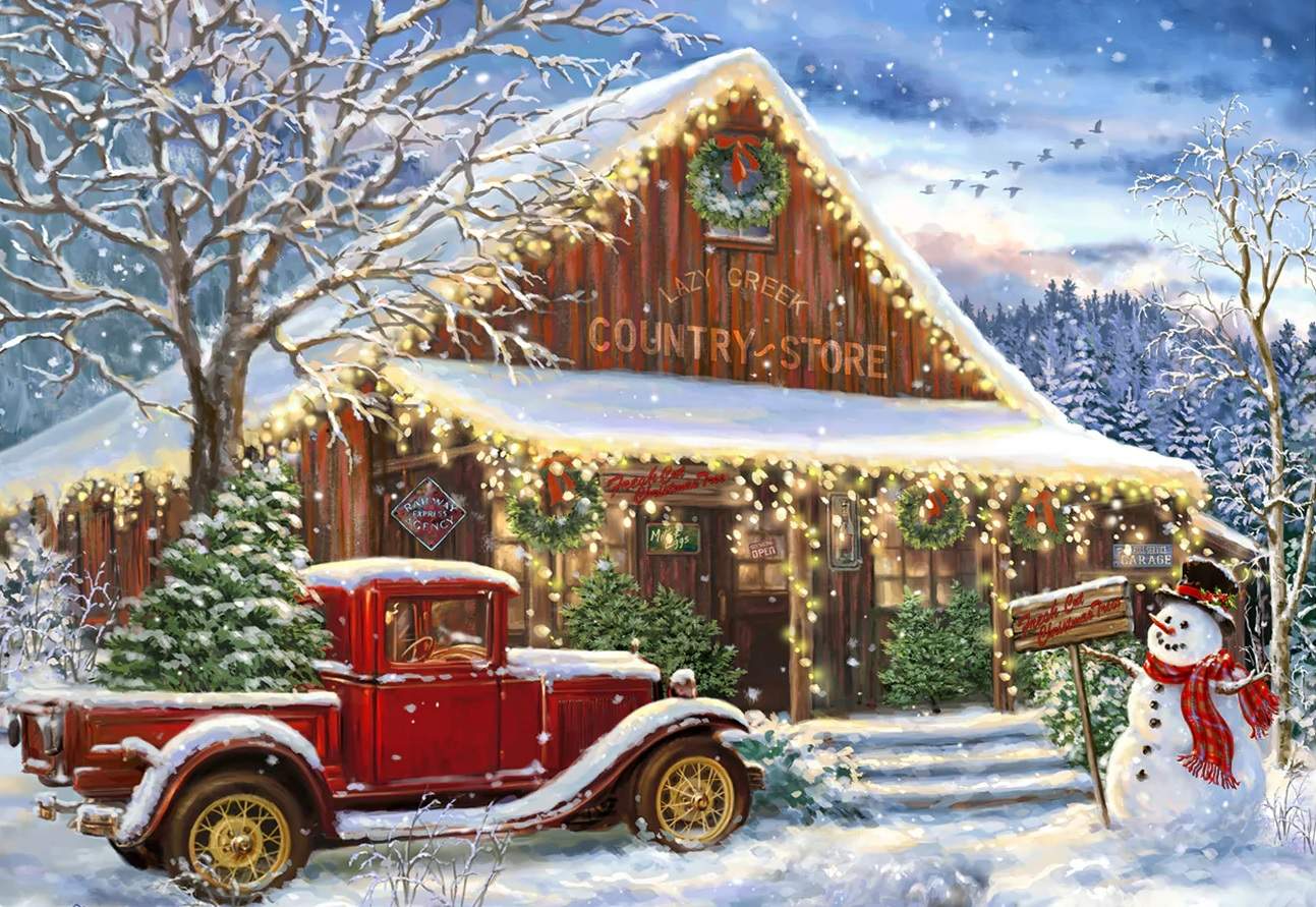 Solve Lazy Creek Country Store jigsaw puzzle online with 204 pieces