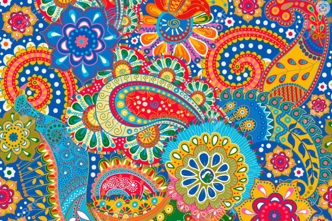 Solve Paisley jigsaw puzzle online with 198 pieces