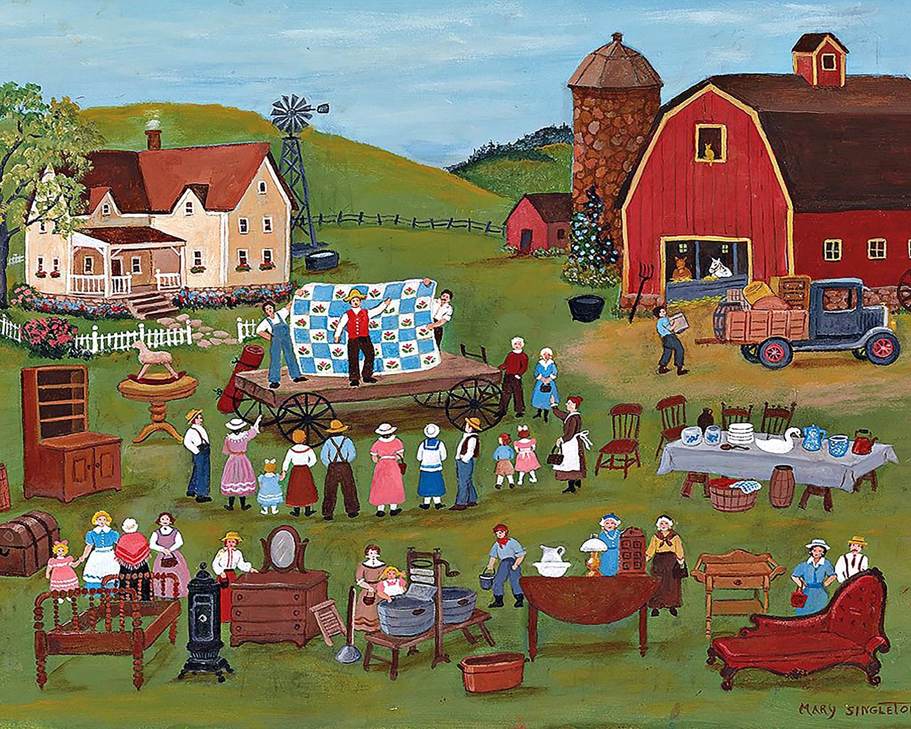 Solve Country Auction jigsaw puzzle online with 357 pieces