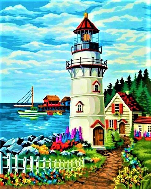 Jigsaw Puzzle | Lighthouse | 63 pieces | Jigidi