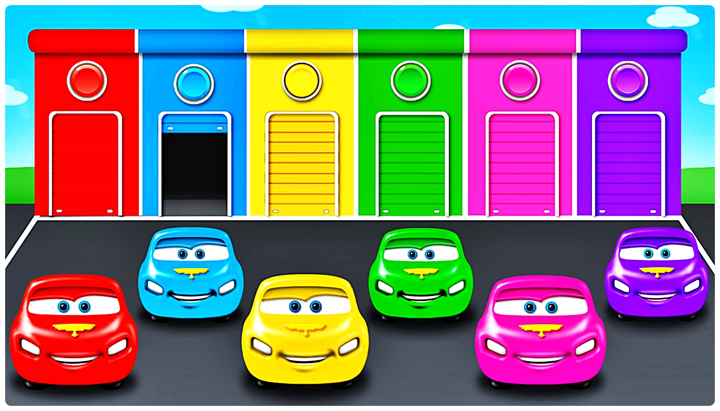 Solve Happy Little Cars with Colour Coordinated Garages jigsaw puzzle ...