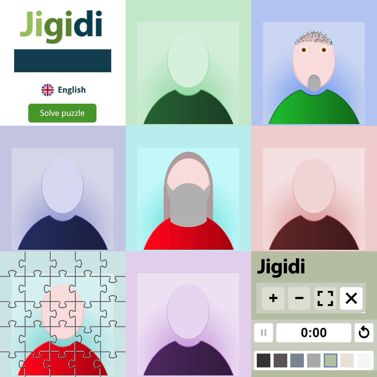 Solve Jigidi jigsaw puzzle online with 100 pieces