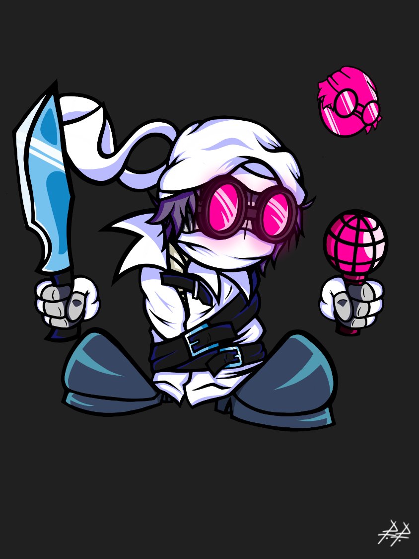 Solve FNF - White Hank :0 jigsaw puzzle online with 12 pieces