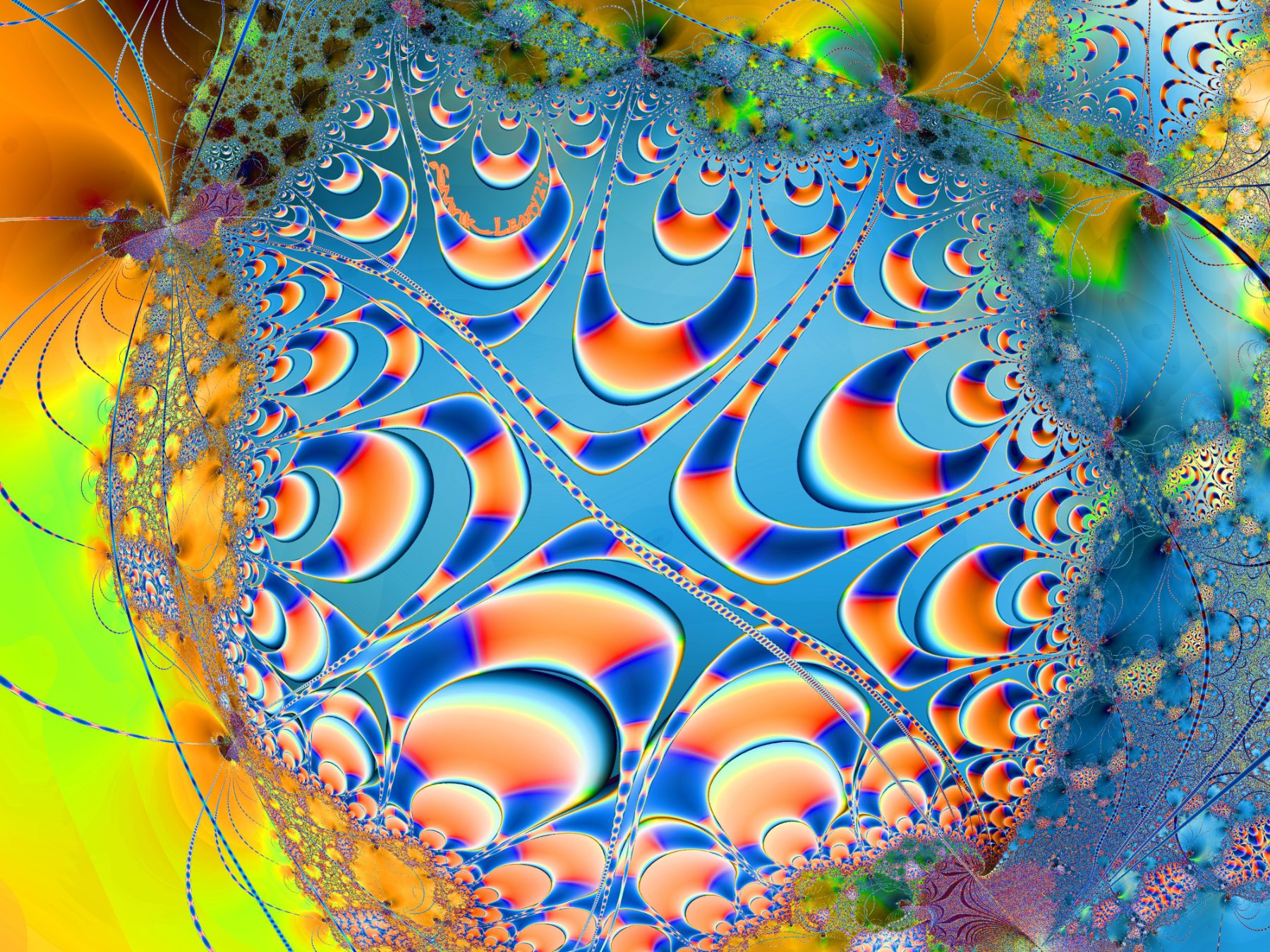 Solve 11162024 Tiera-Zon fractal Amoeba small jigsaw puzzle online with ...
