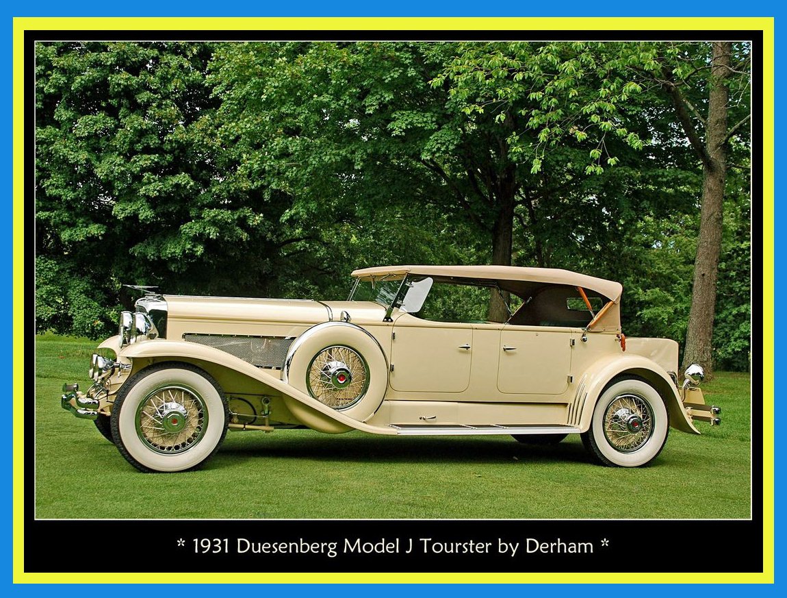 Solve 1931 Duesenberg Model J Tourer by Durham jigsaw puzzle online ...
