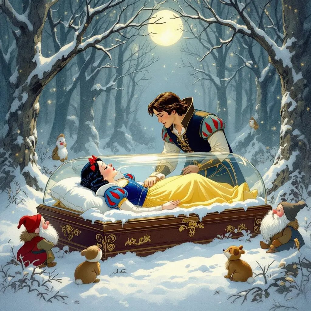 Solve Snow White jigsaw puzzle online with 81 pieces