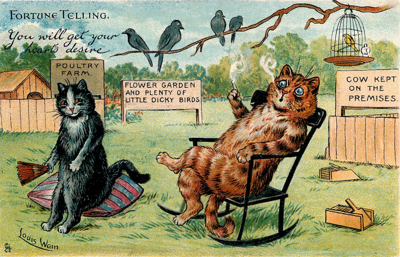 Solve Fortune Telling , You will get your heart's desire, 1904 ...