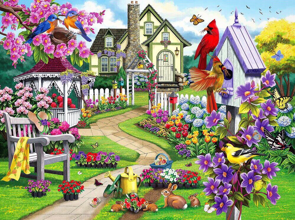 Jigsaw Puzzle | Ready for Spring | 140 pieces | Jigidi