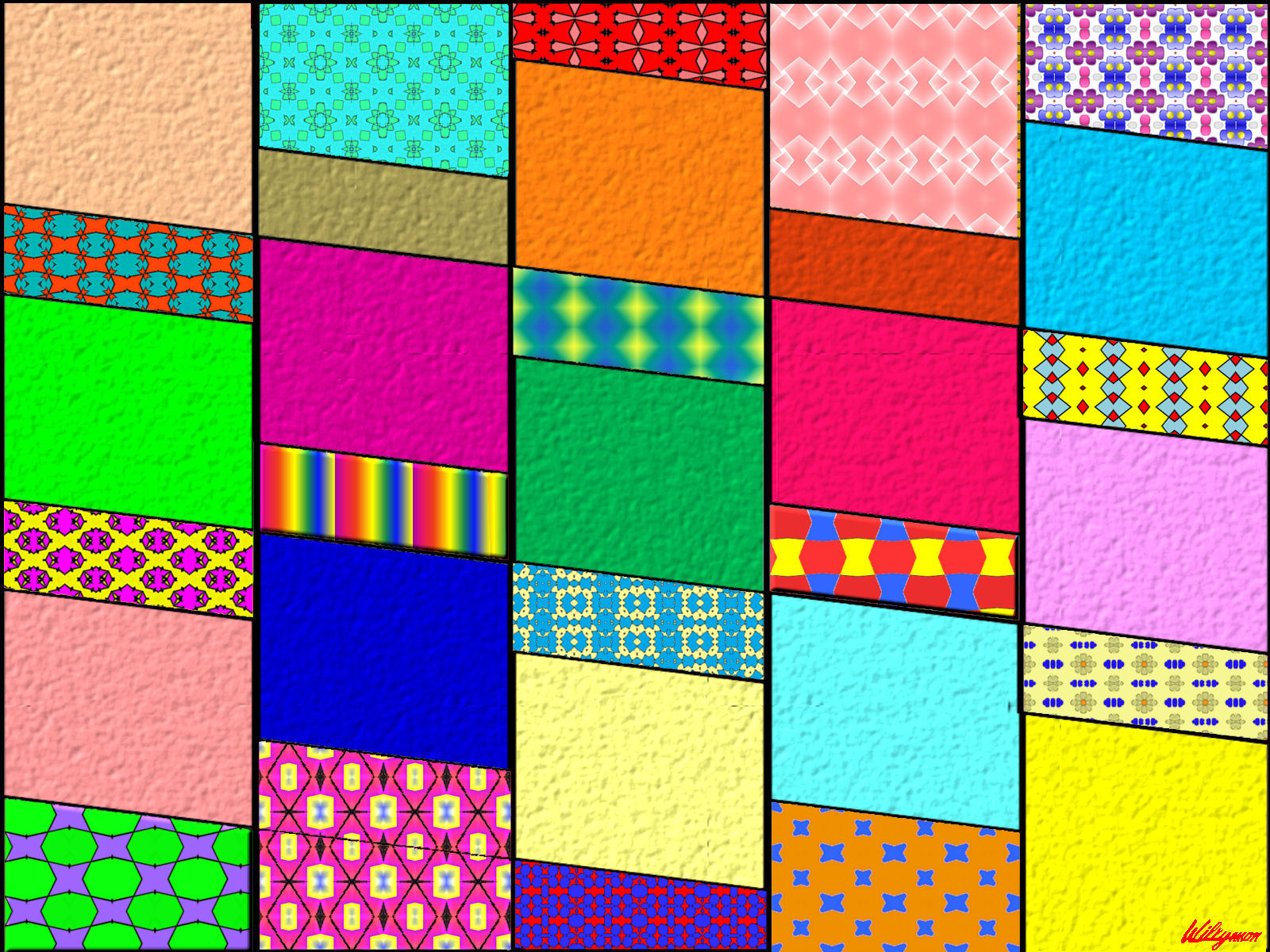 Solve colors and patterns jigsaw puzzle online with 300 pieces