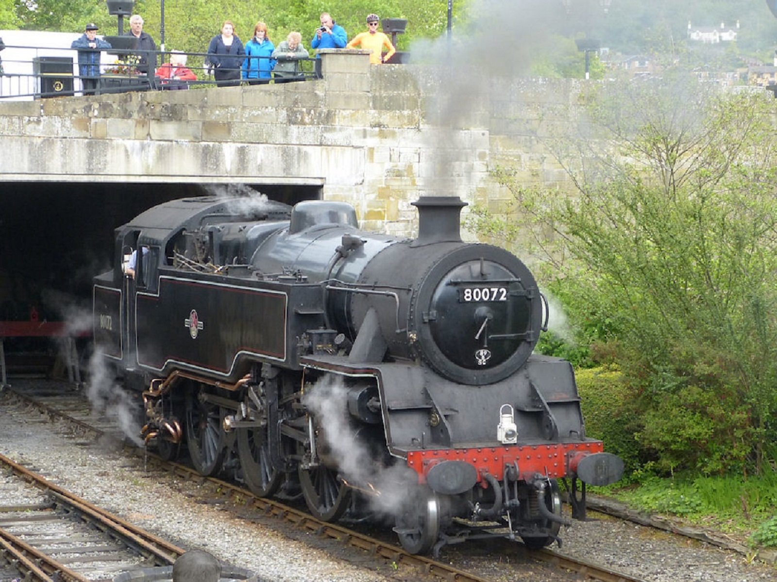 Solve BR Standard Class 4 2-6-4T 80072 at Llangollen. jigsaw puzzle ...
