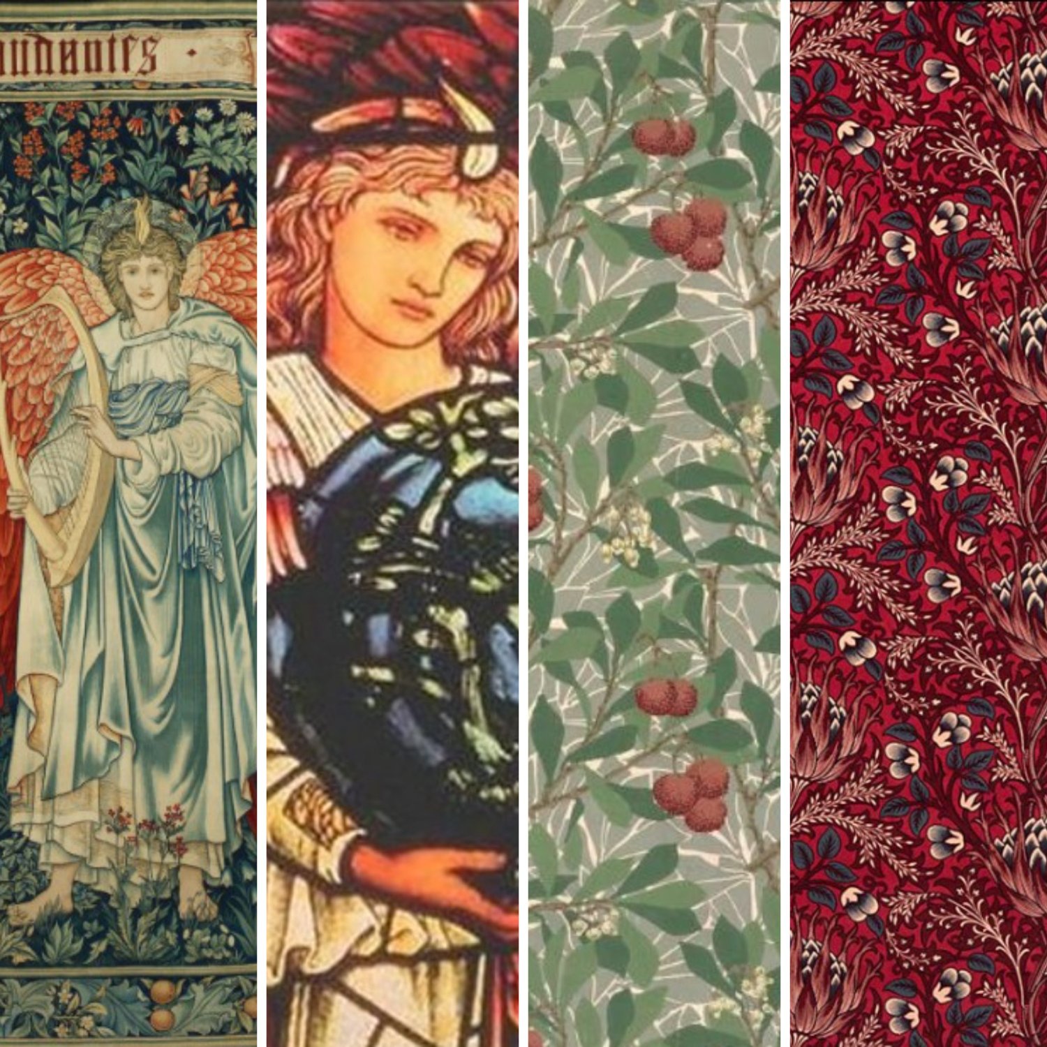 Solve ANGELS of Creation by William Morris with Angeli Laudantes, 1898 ...