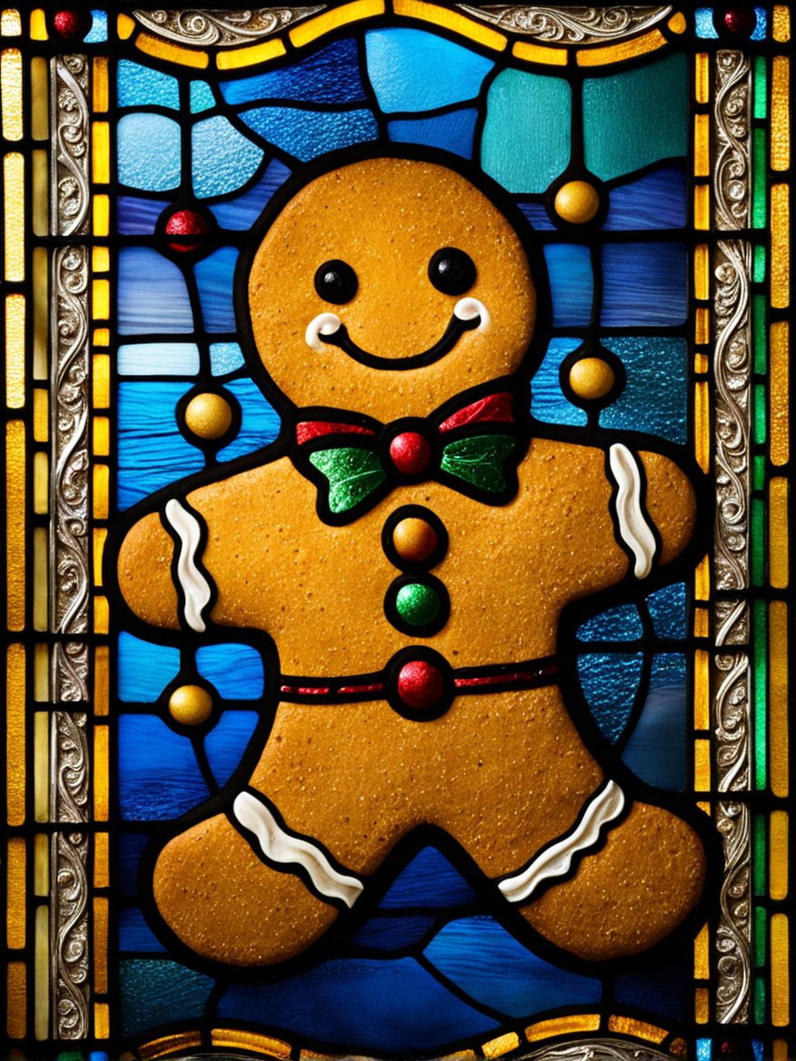 Solve Gingerbread Boy jigsaw puzzle online with 80 pieces