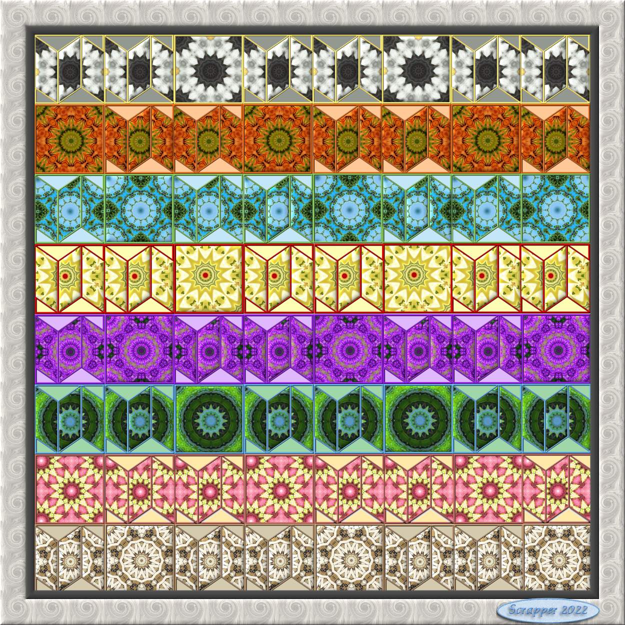 Solve accordions and boxes jigsaw puzzle online with 100 pieces
