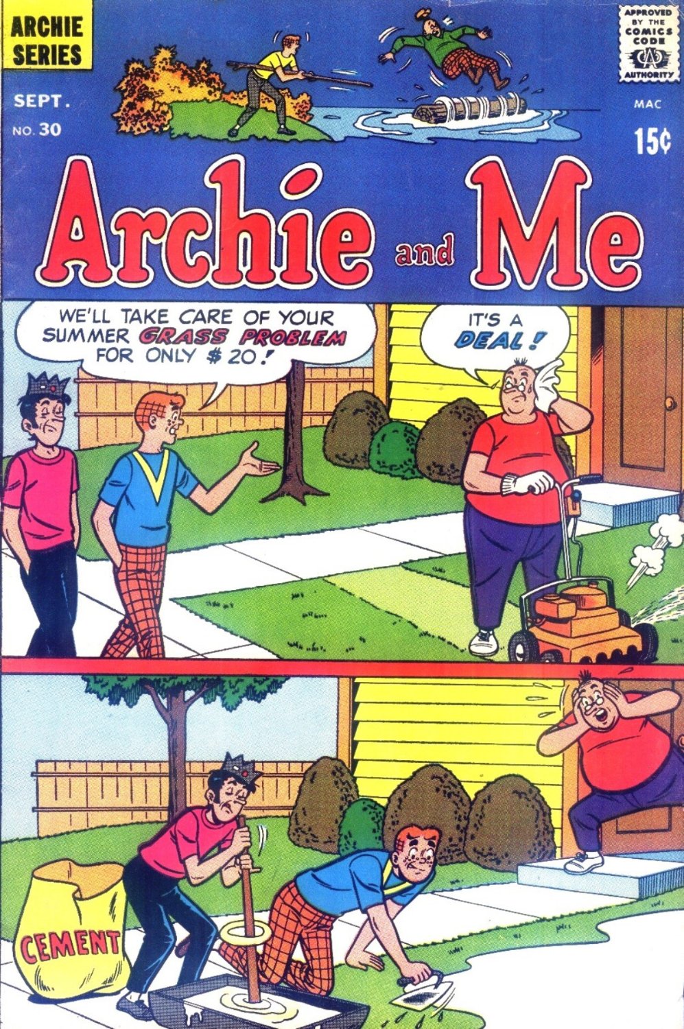 Solve Archie & Me (Sept 1969) jigsaw puzzle online with 96 pieces