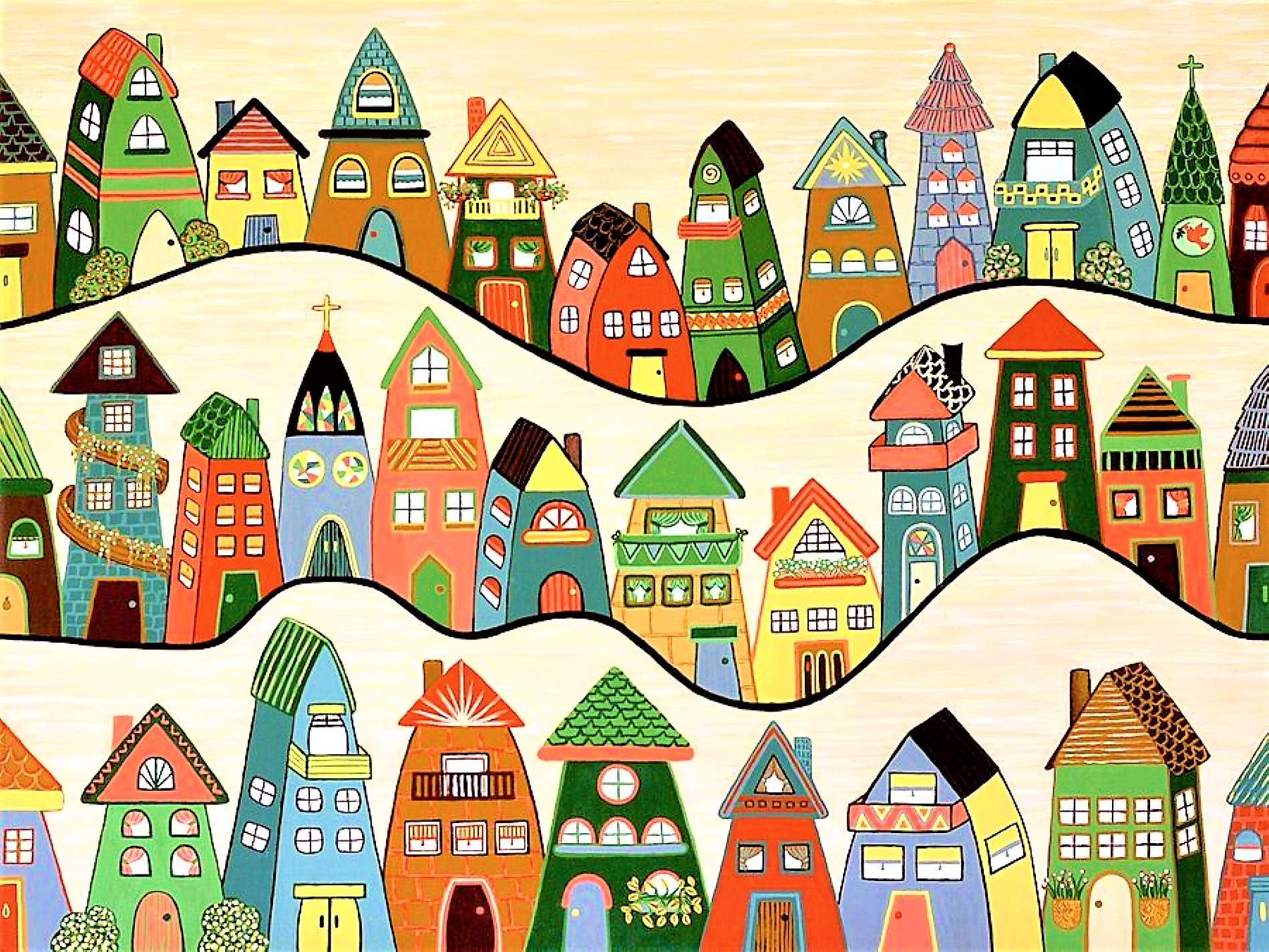 Solve Neighborhood jigsaw puzzle online with 352 pieces