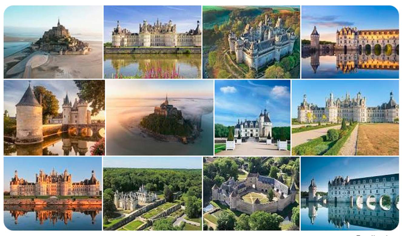 Jigsaw Puzzle | Castles in France | 198 pieces | Jigidi