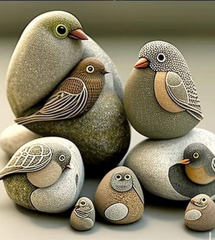 Solve Stone birds jigsaw puzzle online with 16 pieces