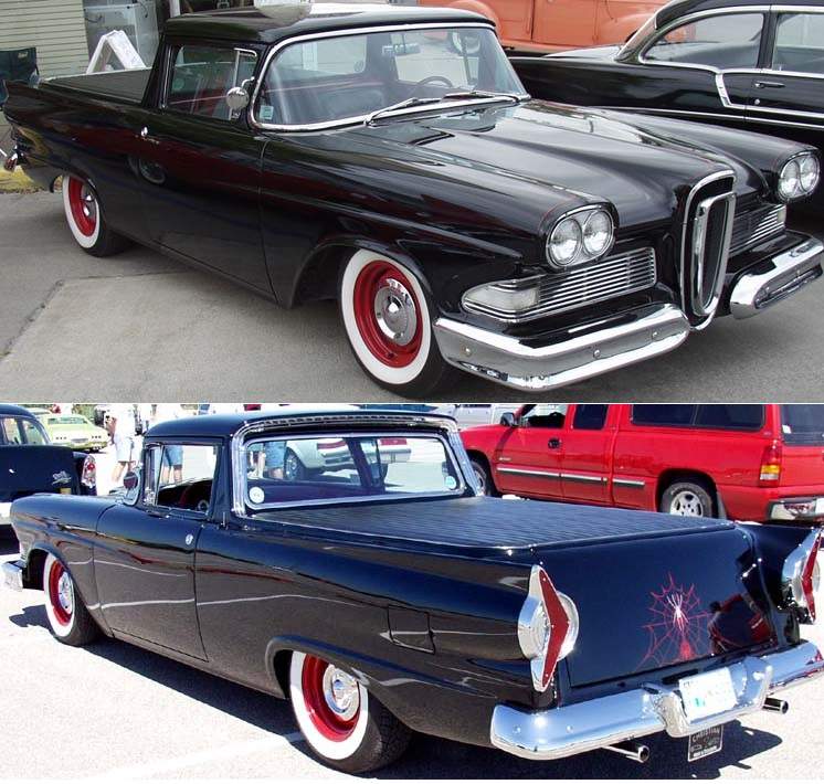 Solve 1958 Ford Ranchero Edsel Custom jigsaw puzzle online with 64 pieces