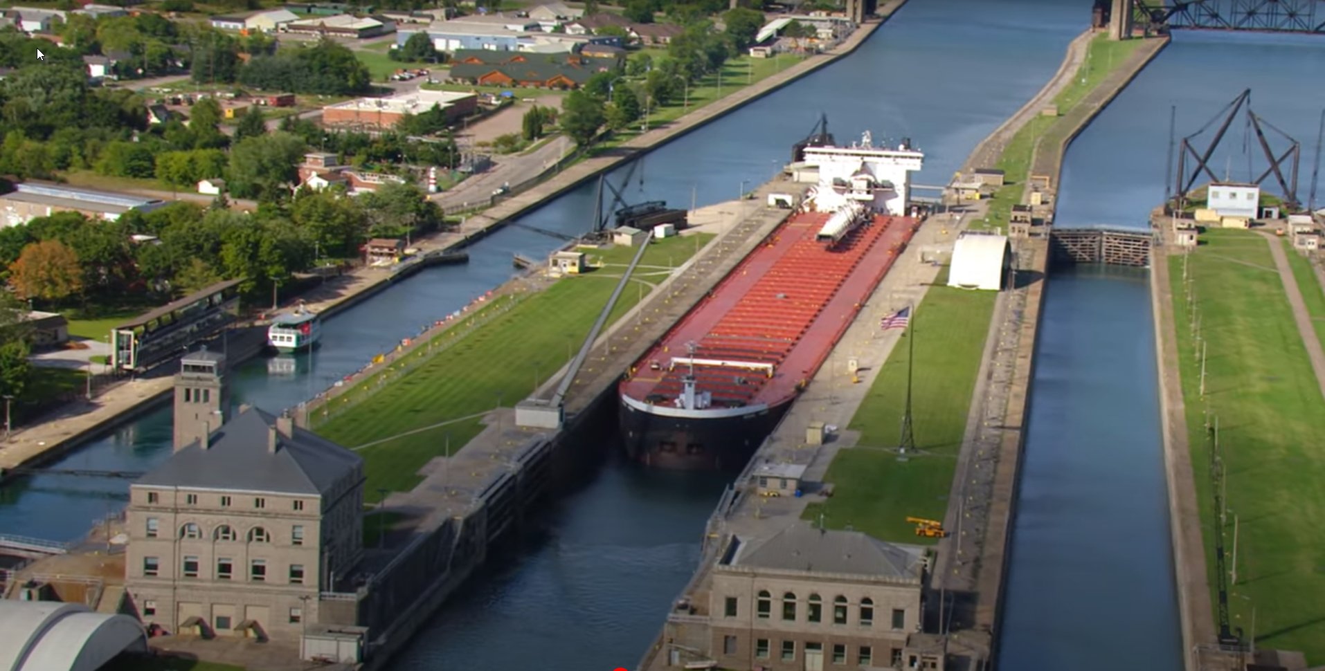 Solve Soo Locks jigsaw puzzle online with 66 pieces