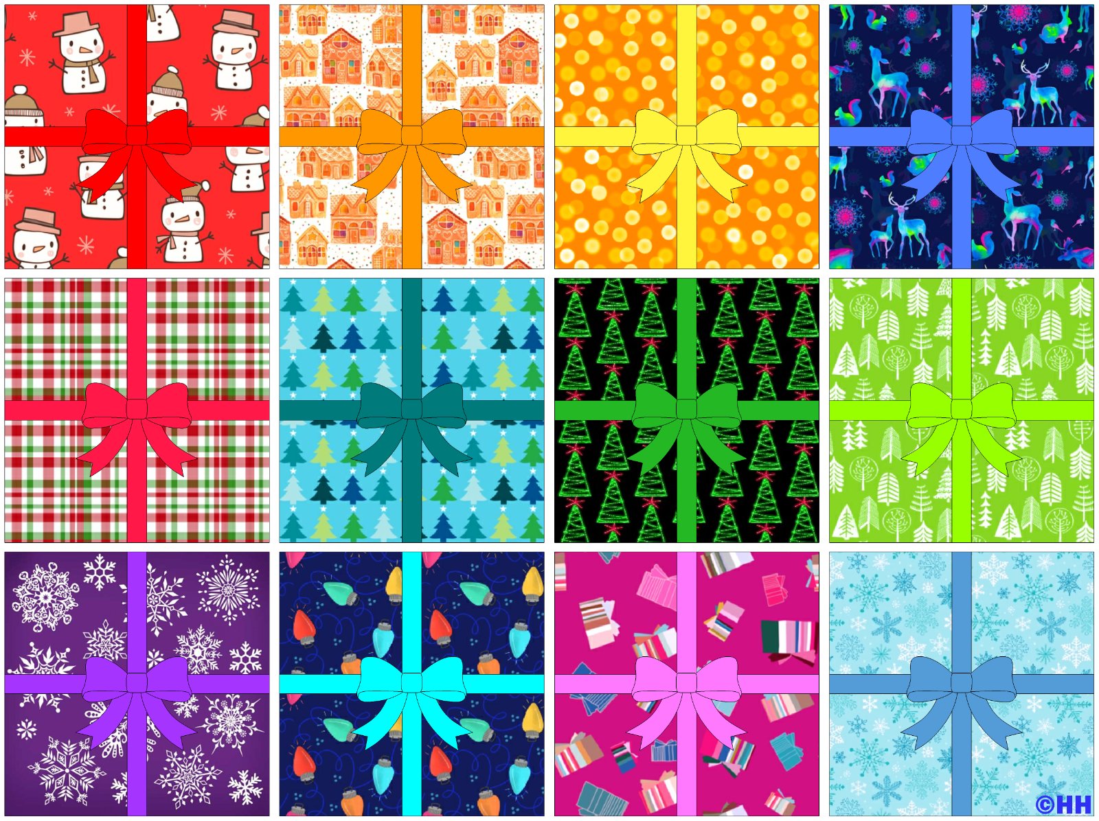 Solve gifts jigsaw puzzle online with 48 pieces