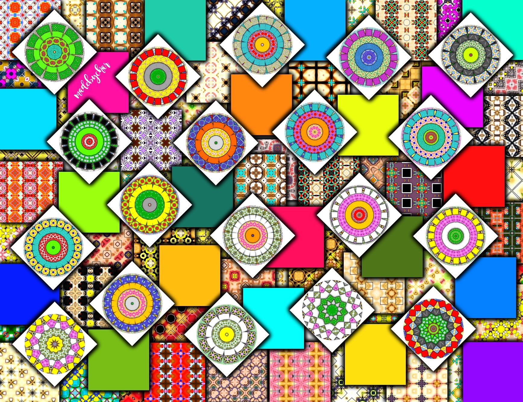 Solve Diamonds and Squares... jigsaw puzzle online with 192 pieces