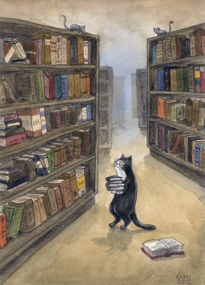 Solve My Favourite Librarian jigsaw puzzle online with 150 pieces